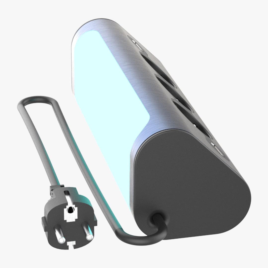 3D Multiplug Socket Model - TurboSquid 1840524