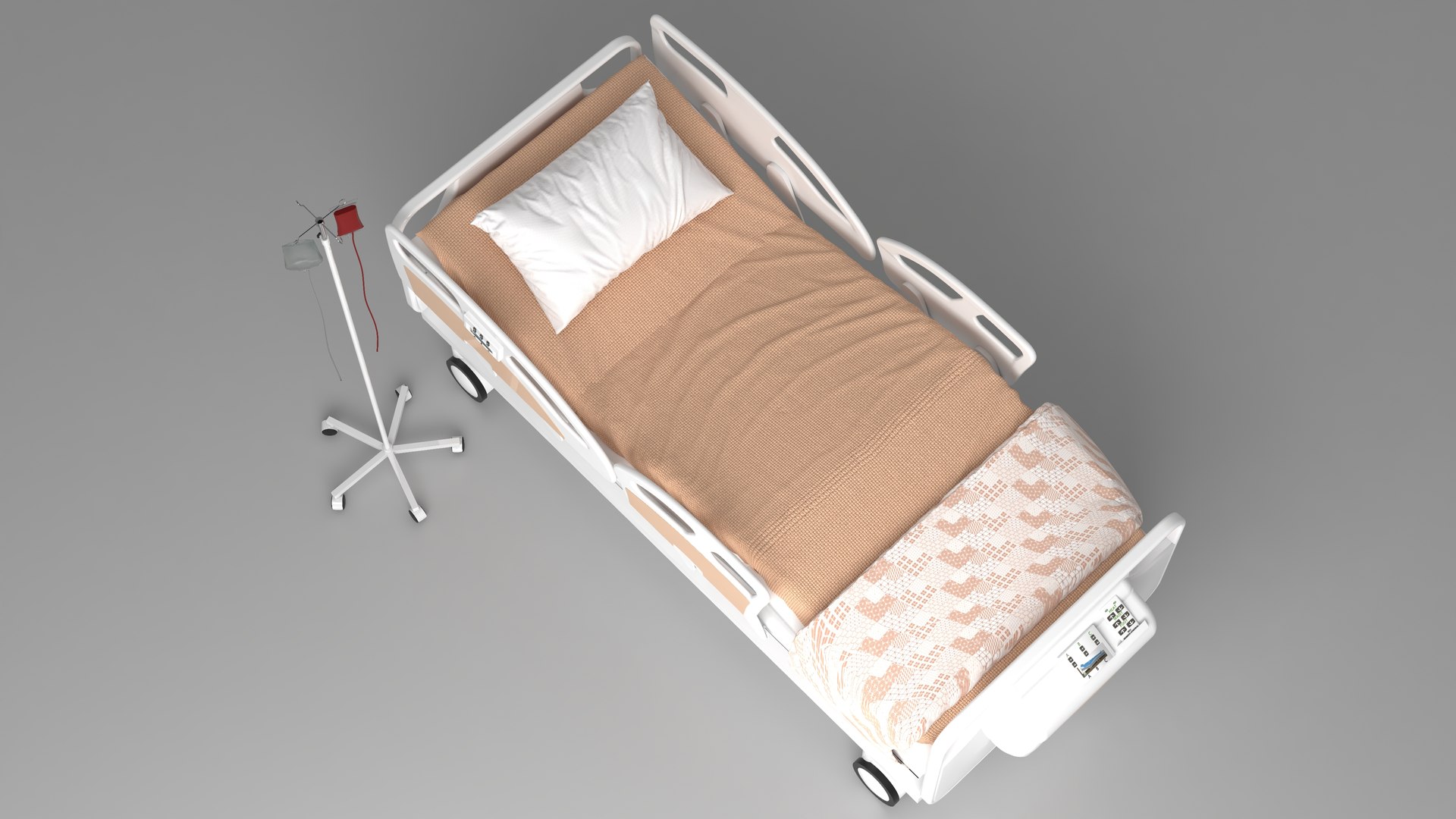3D Moveable Operating Bed Model - TurboSquid 2058927