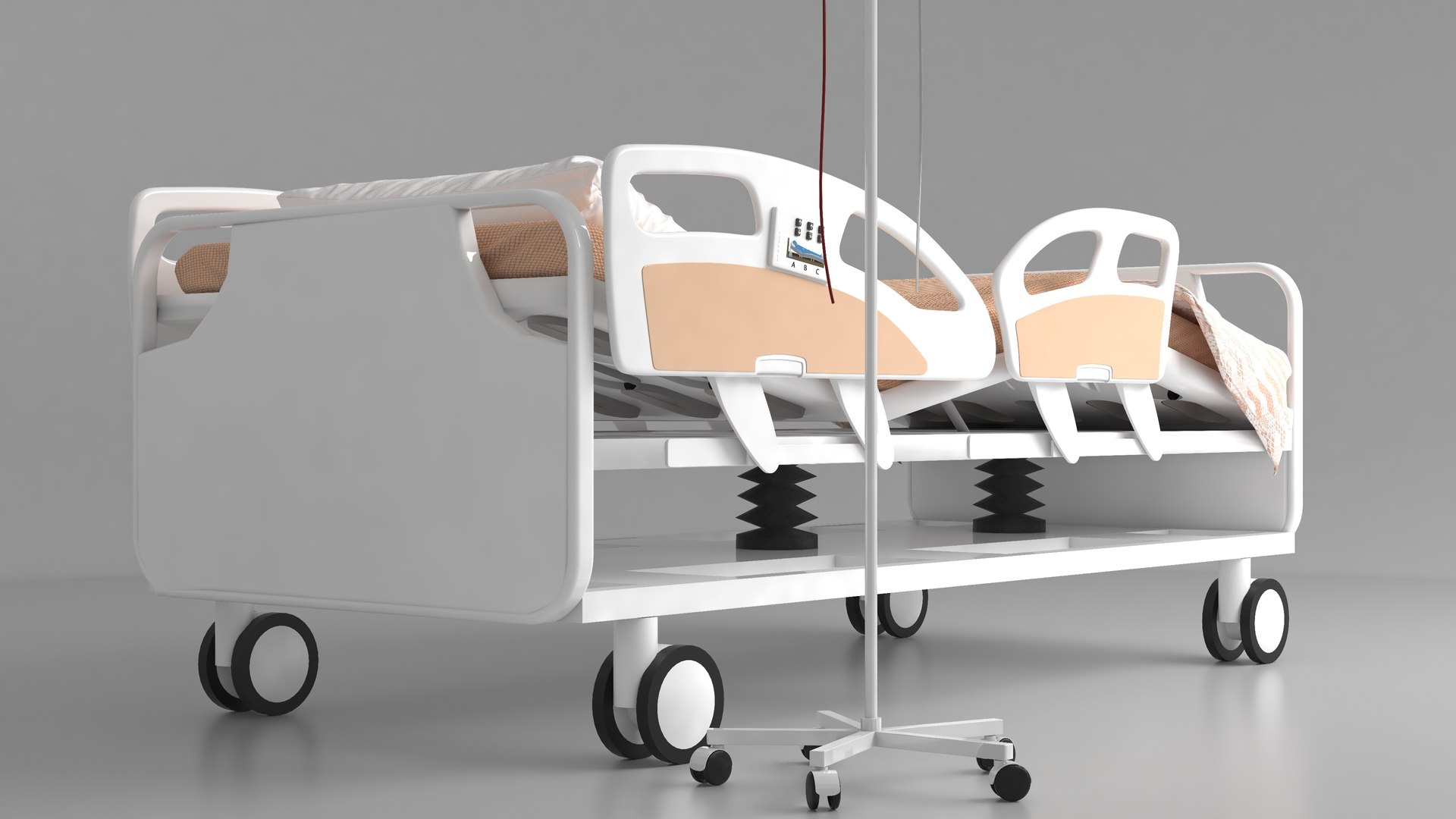 3D Moveable Operating Bed Model - TurboSquid 2058927