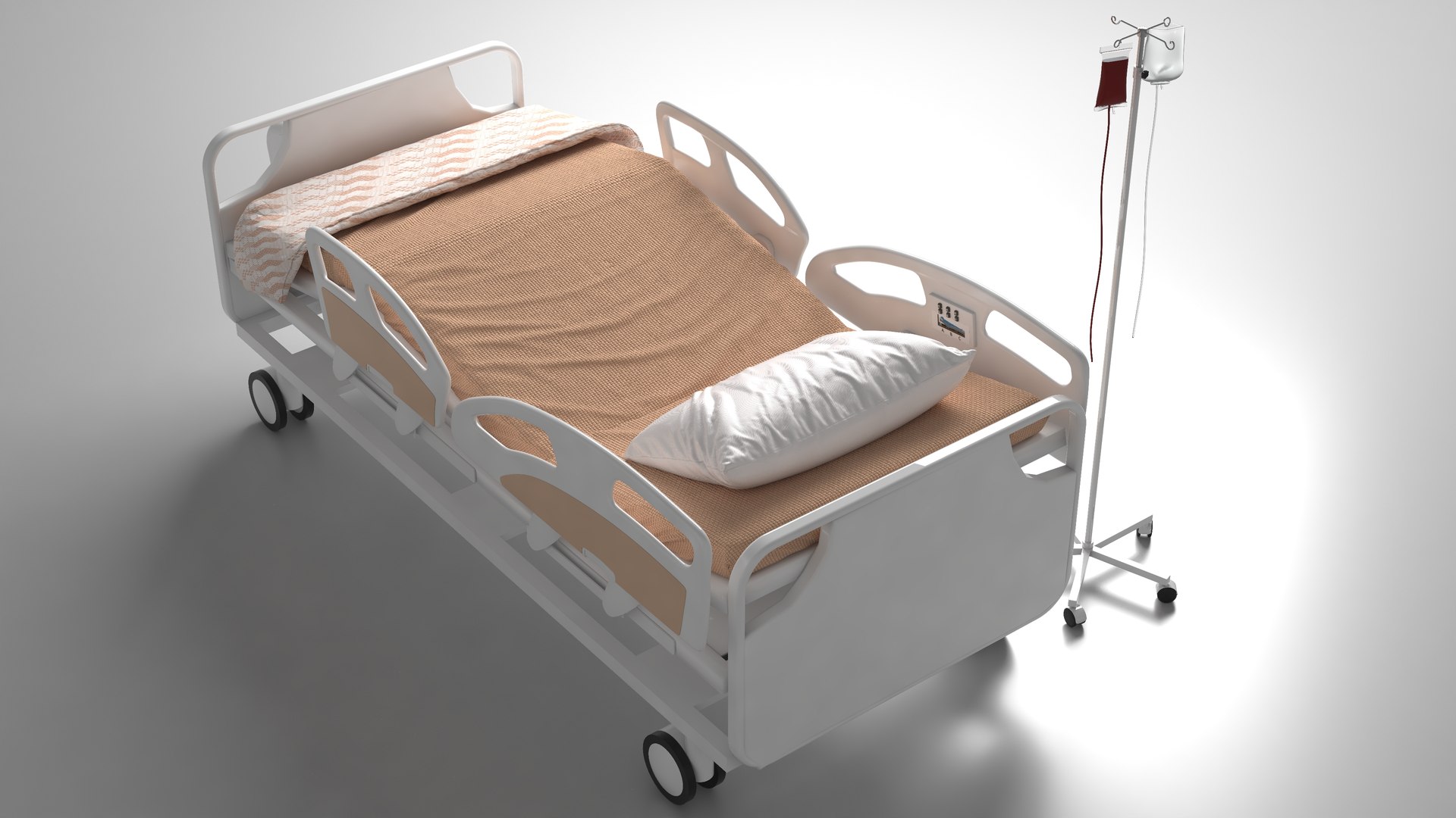 3D Moveable Operating Bed Model - TurboSquid 2058927