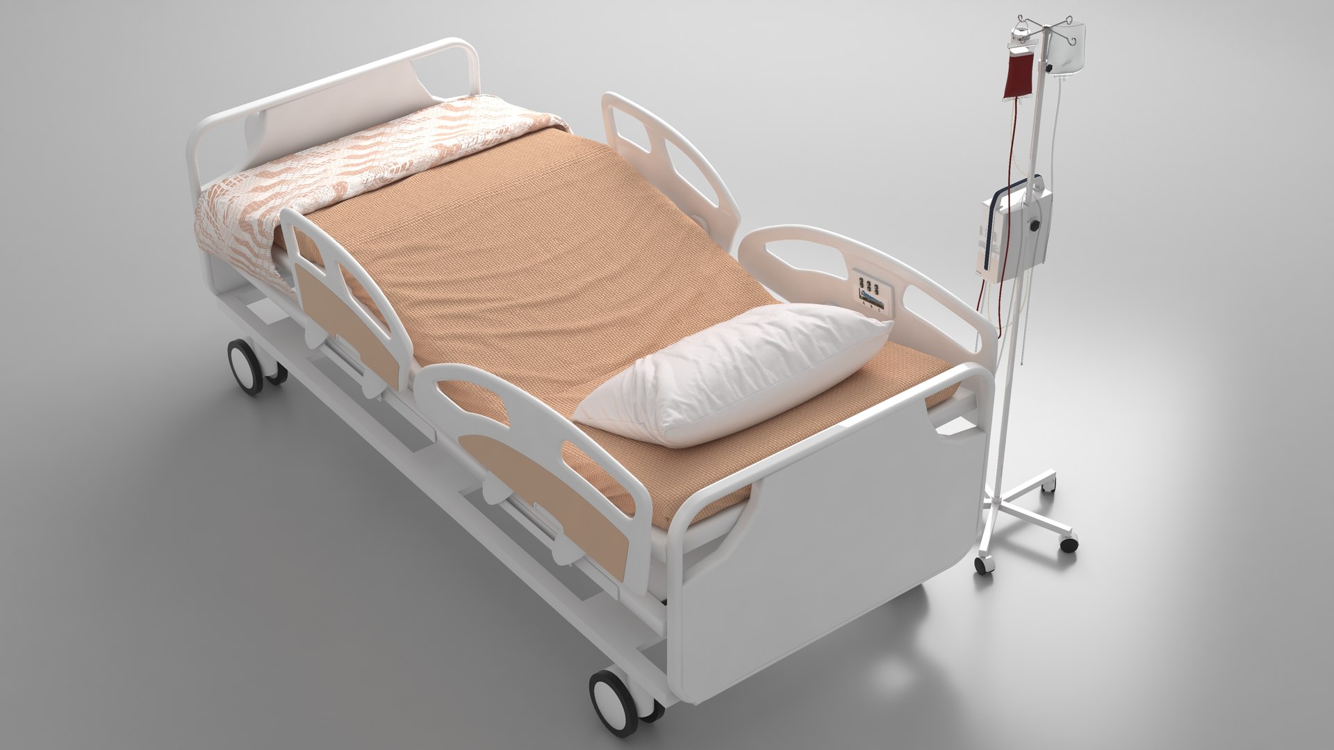 3D Moveable Operating Bed Model - TurboSquid 2058927