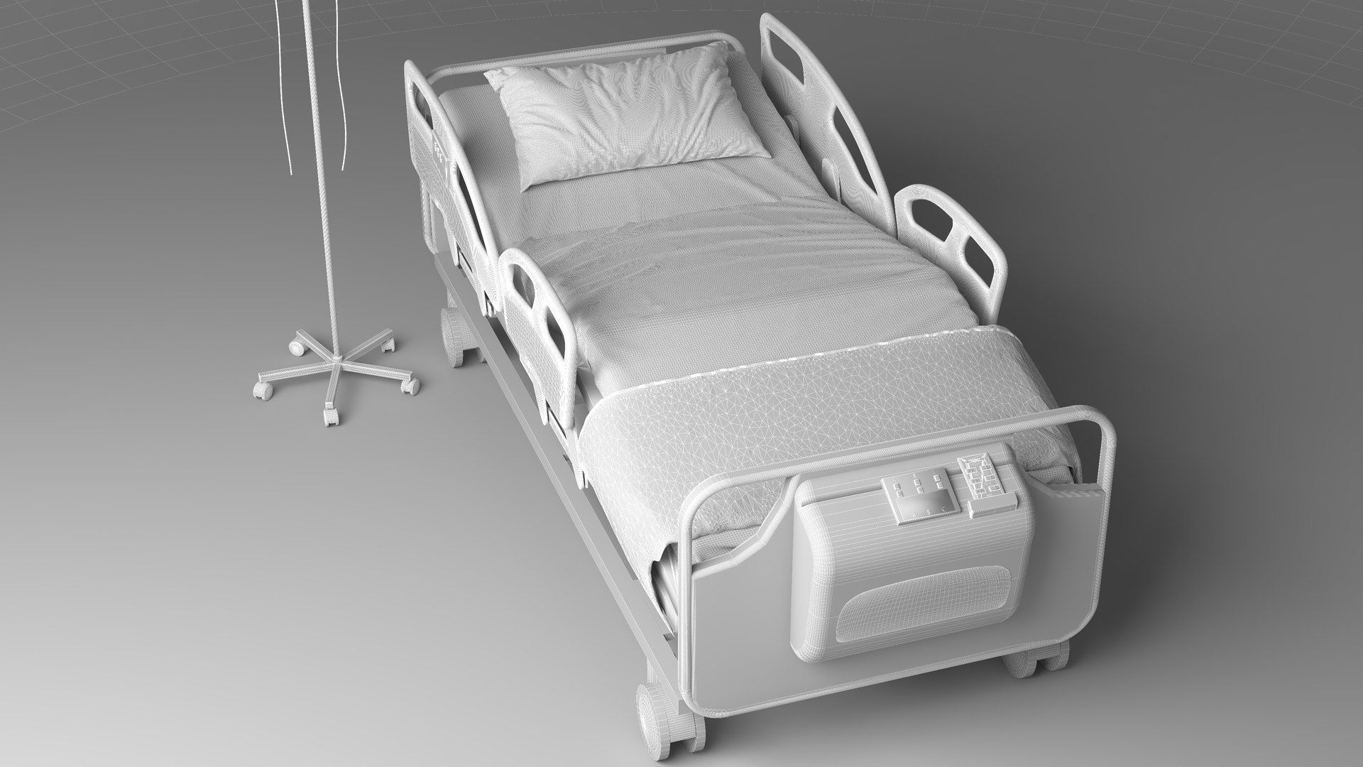3D Moveable Operating Bed Model - TurboSquid 2058927