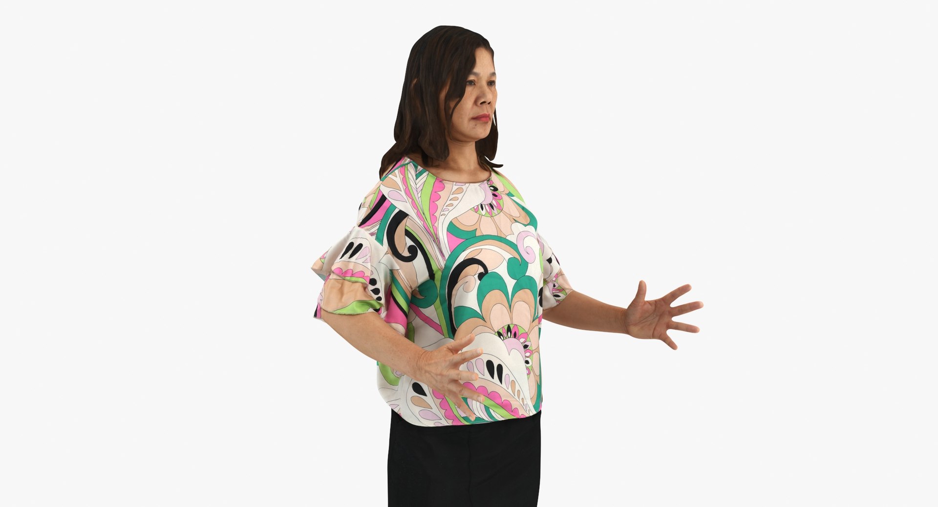 3d Brianna Casual Summer A Pose Turbosquid 2117564