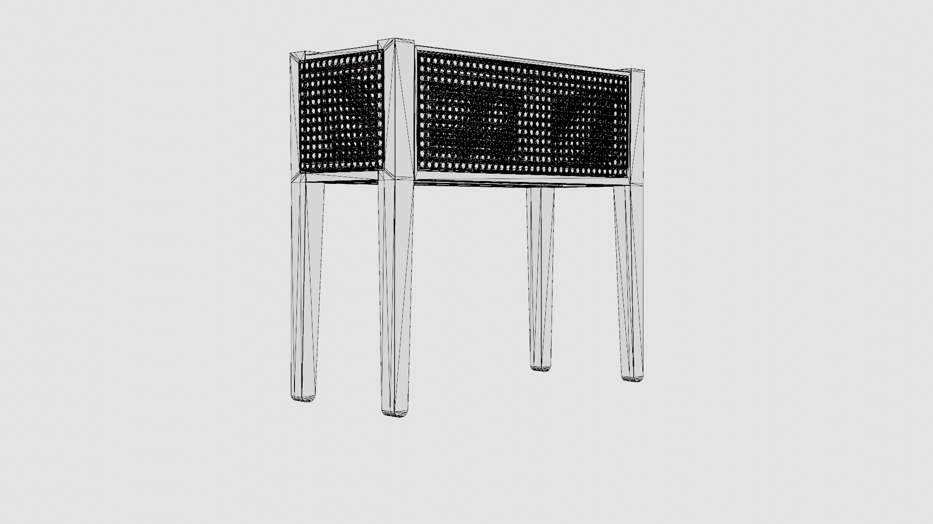 Rectangular Flower Table 3D Model - TurboSquid 2246921