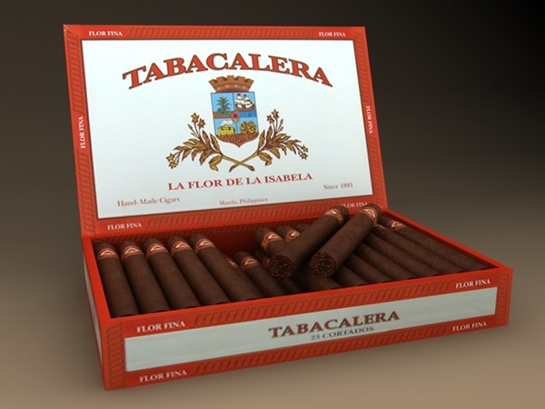 cigar box tabacalera 3d max