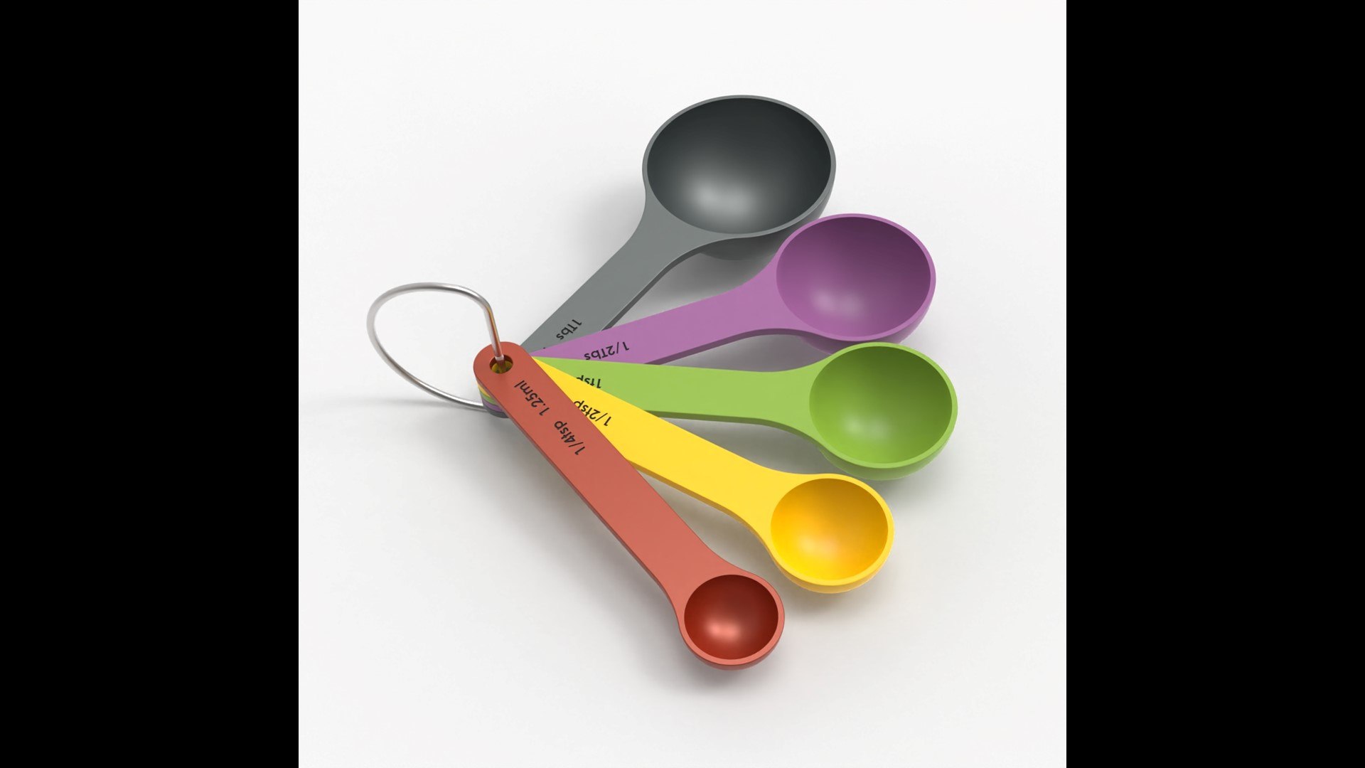 3D Measuring Spoons - TurboSquid 2390876