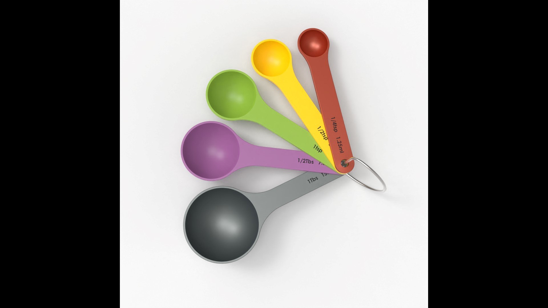 3D Measuring Spoons - TurboSquid 2390876