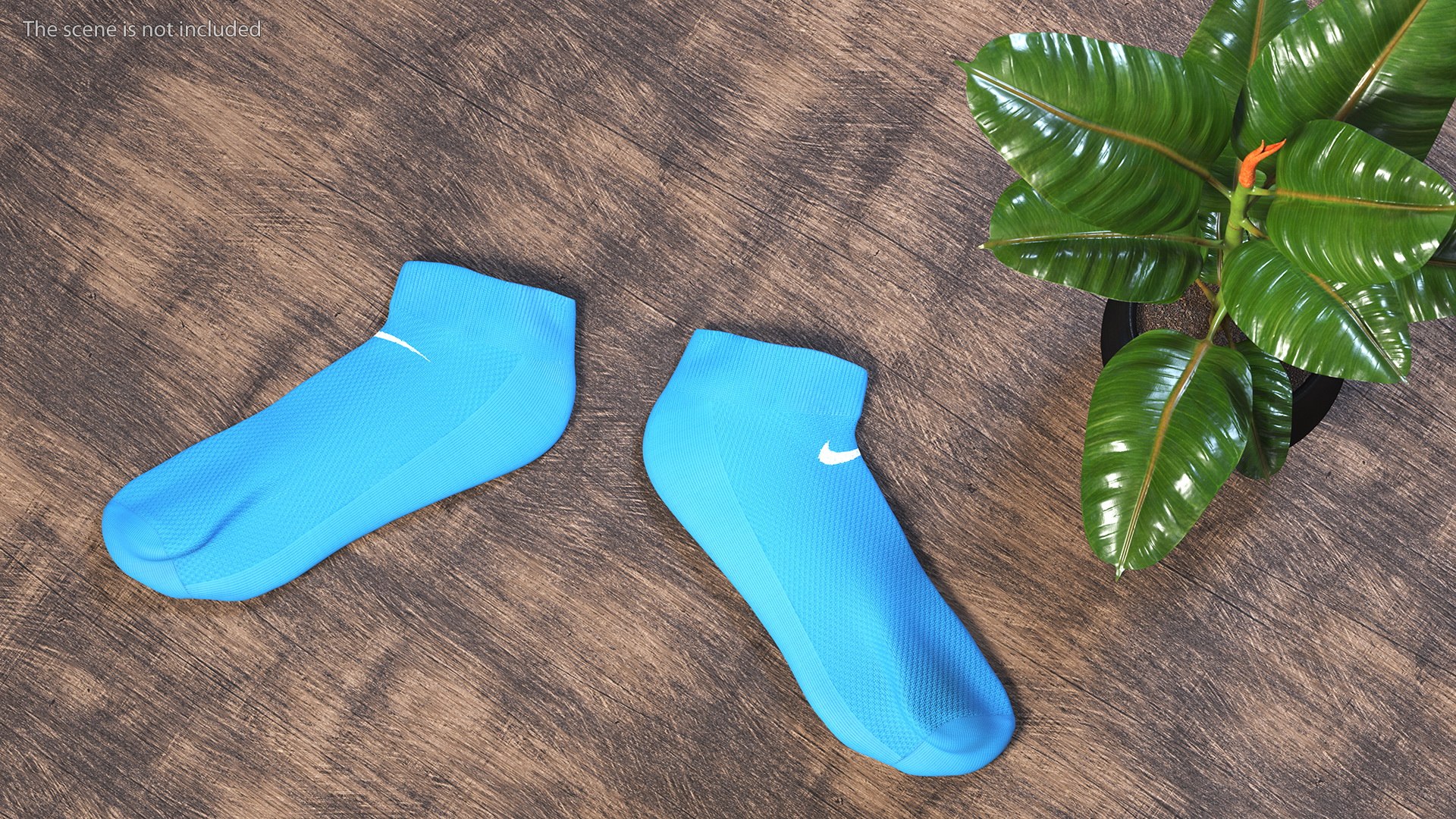 3D Socks Nike Blue Idle - TurboSquid 1950855