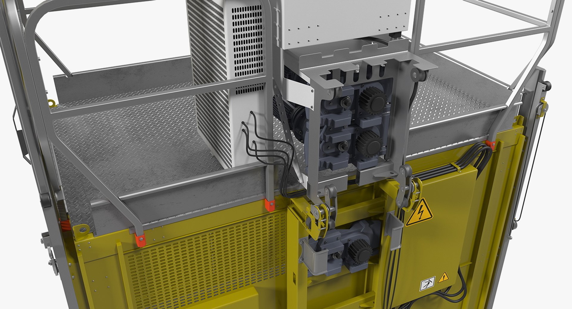 3D Model Lift Cabin - TurboSquid 1416232