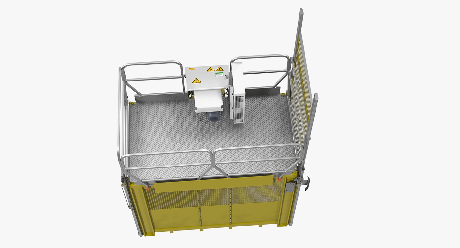 3D Model Lift Cabin - TurboSquid 1416232