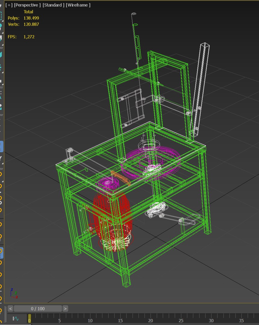 COCONUT CUTTER PEELER DEHUSKING MACHINE TOOL 3D - TurboSquid 1963997