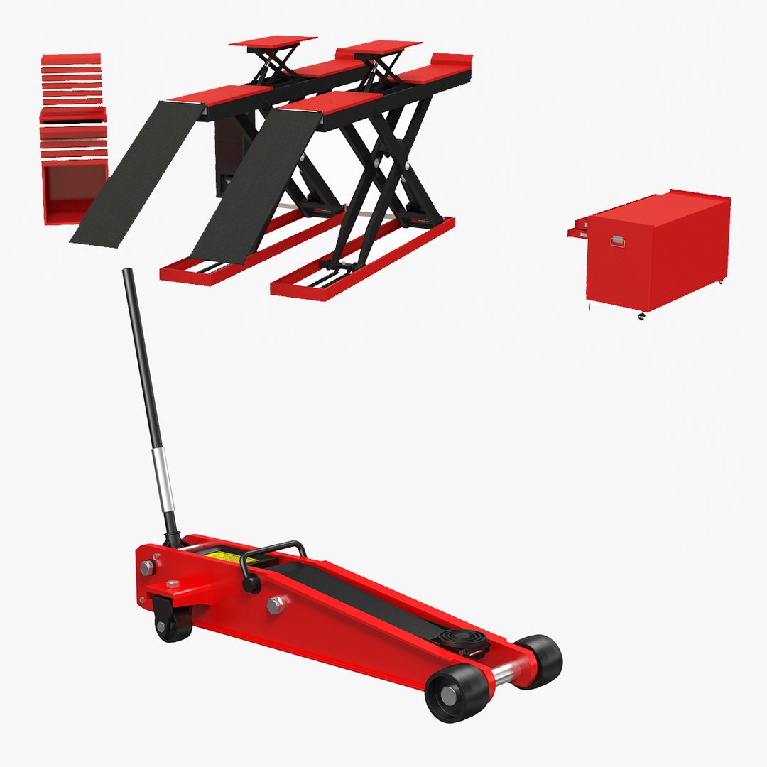 Automotive Car Jack Collection 3D model - TurboSquid 1828211