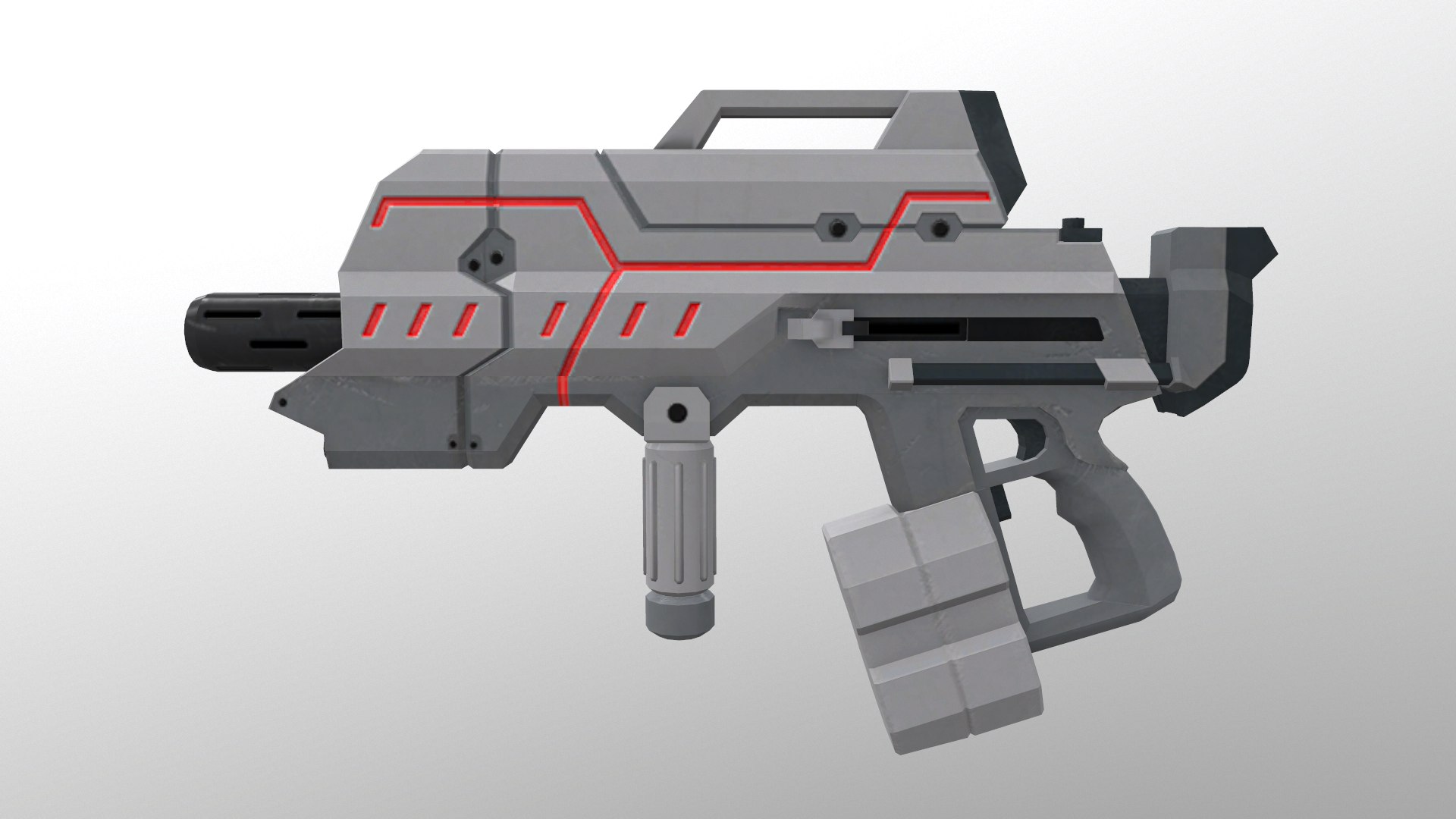 3D Machine Gun Level 2 - TurboSquid 2186830
