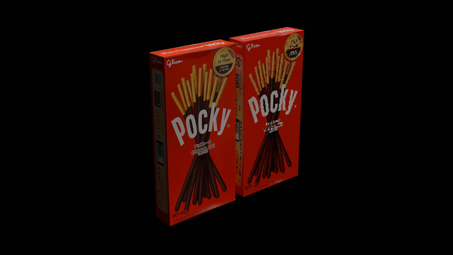 Free 3D Lowpoly Original Pocky Box 2 Variants Model - TurboSquid 2386430