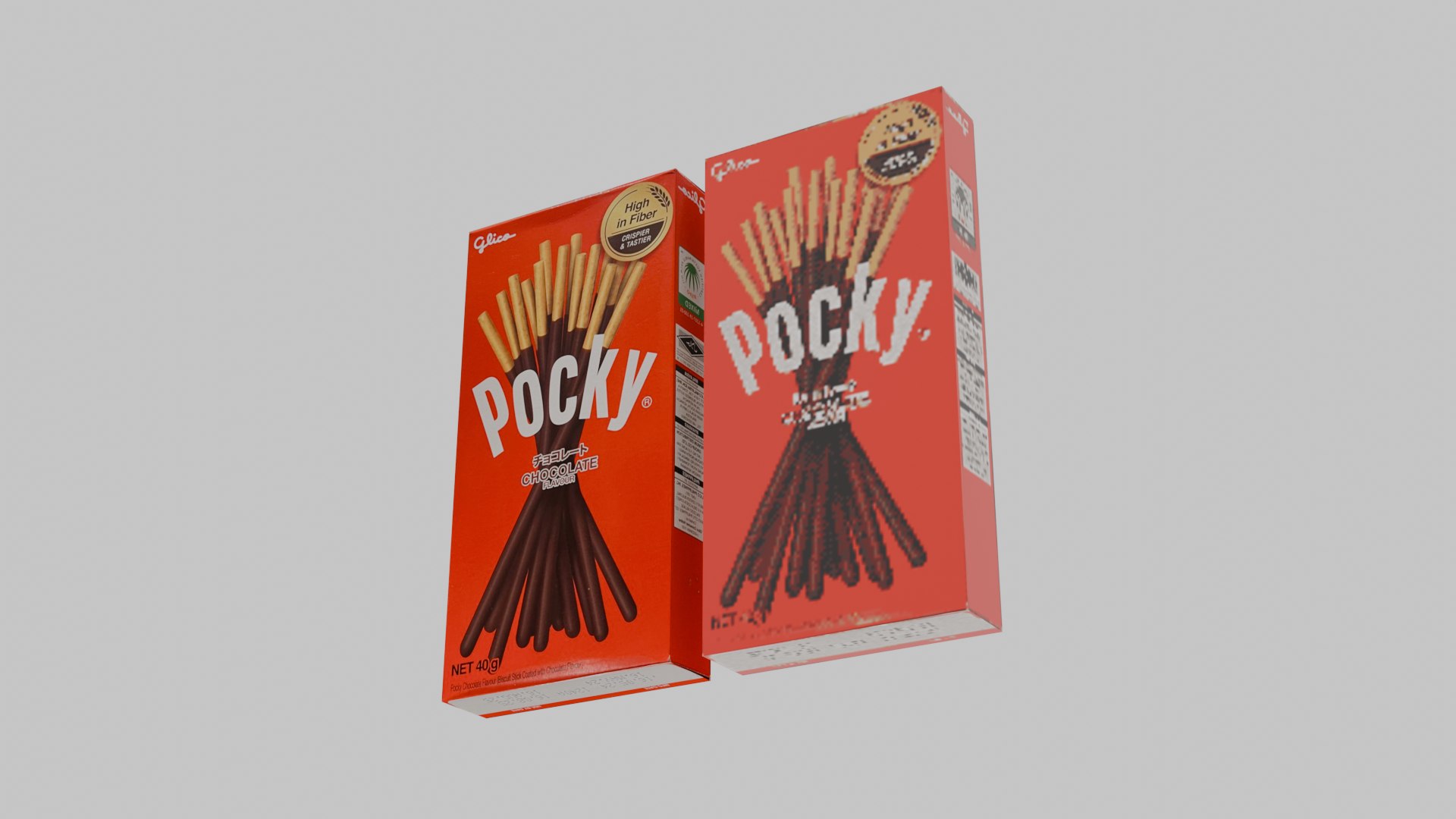 Free 3D Lowpoly Original Pocky Box 2 Variants Model - TurboSquid 2386430