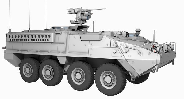 army stryker 3d model
