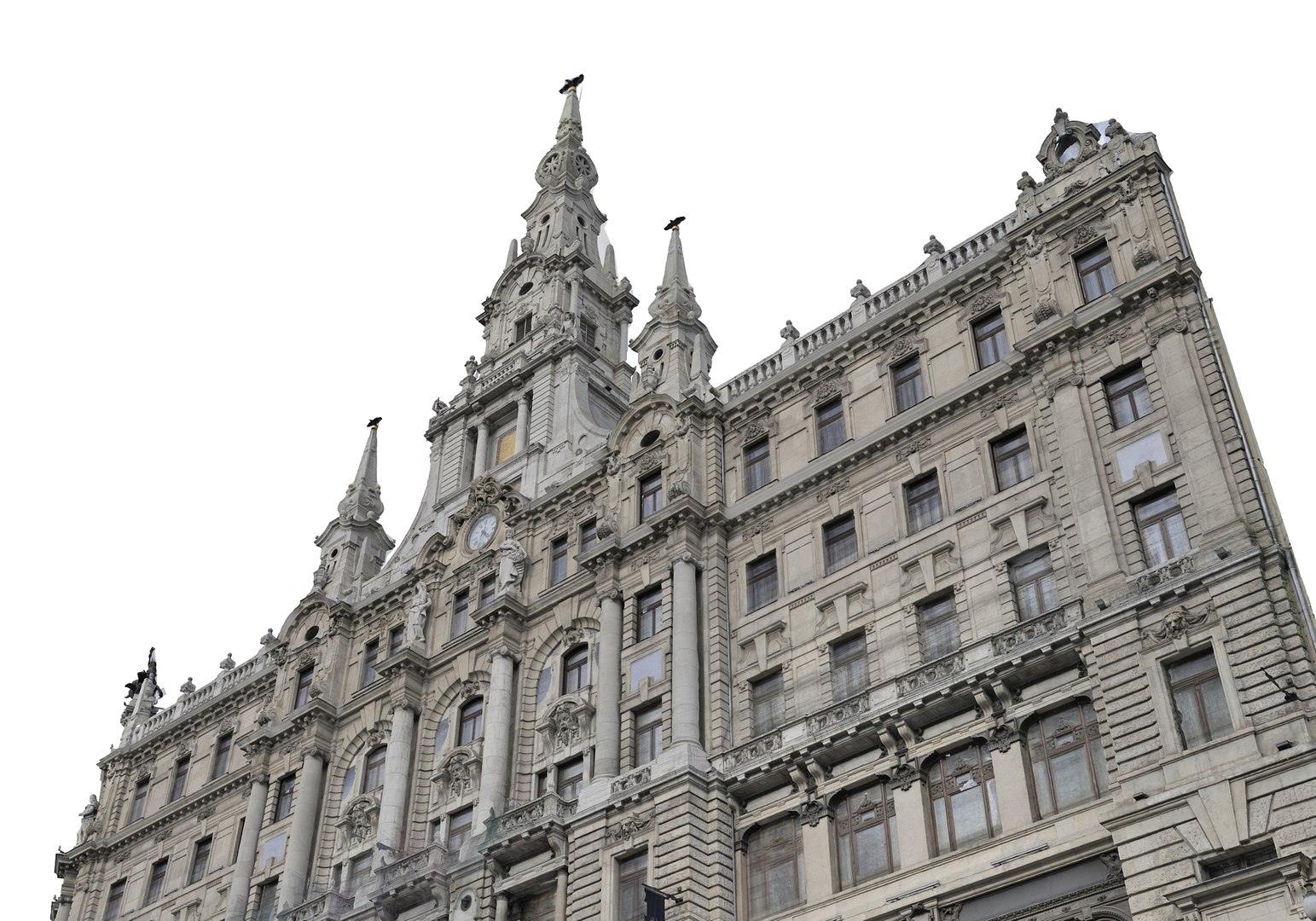 3D Palace Gate Facade - TurboSquid 1633853