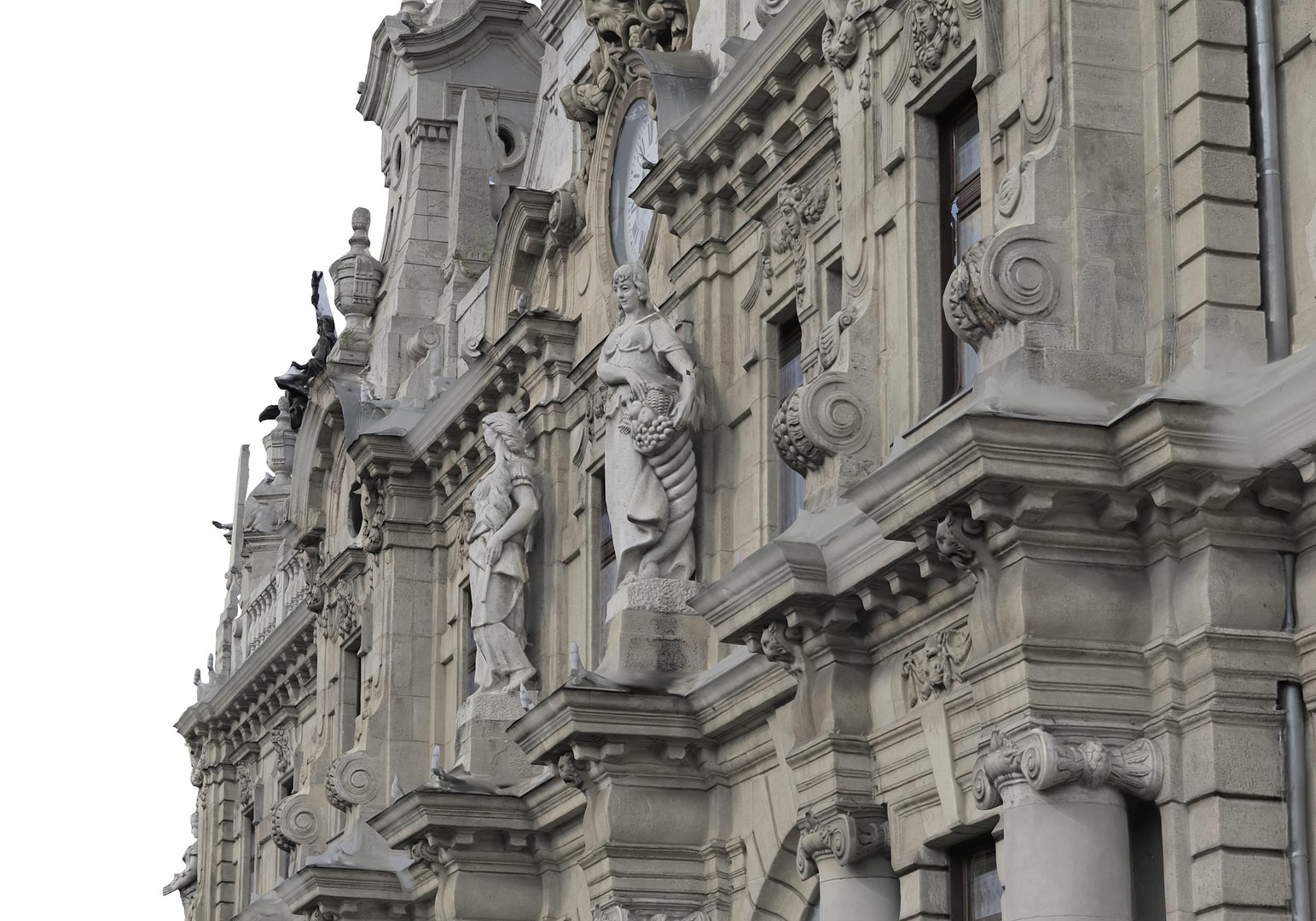 3D Palace Gate Facade - TurboSquid 1633853