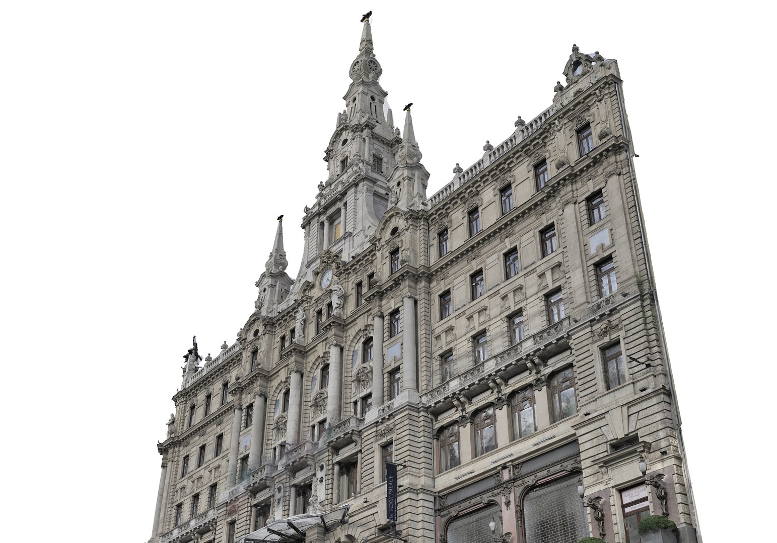 3D Palace Gate Facade - TurboSquid 1633853