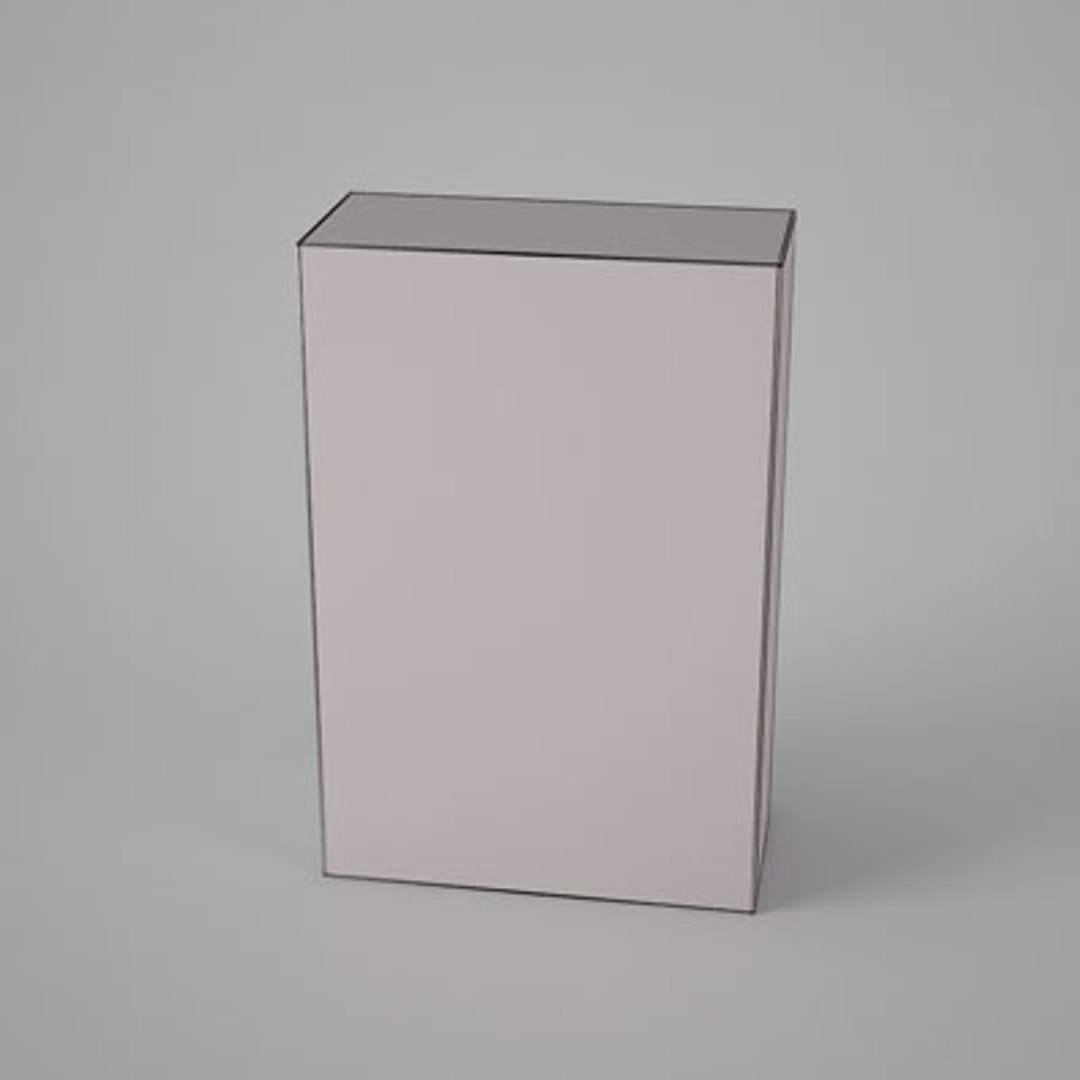 3d Box Muesli Model