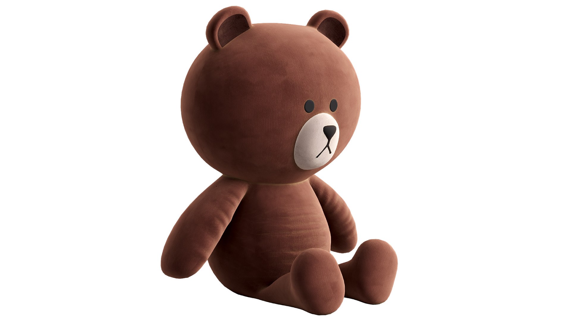 3D Brown Bear Toy - TurboSquid 2301311