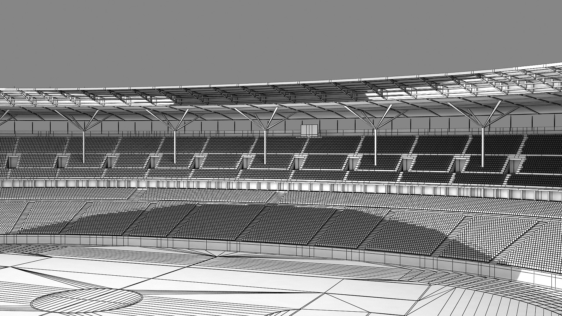 3D Olympiastadion Stadium Olympia Park Berlin - TurboSquid 2071760