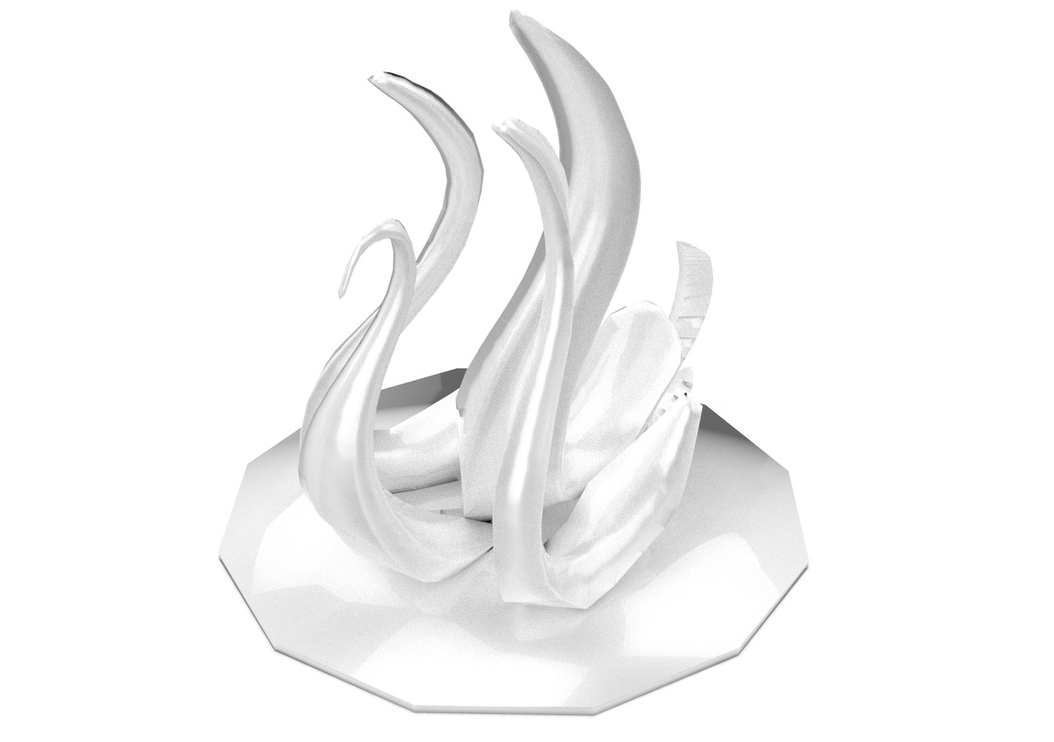 3D Swan sculpture milystatue model - TurboSquid 2178463