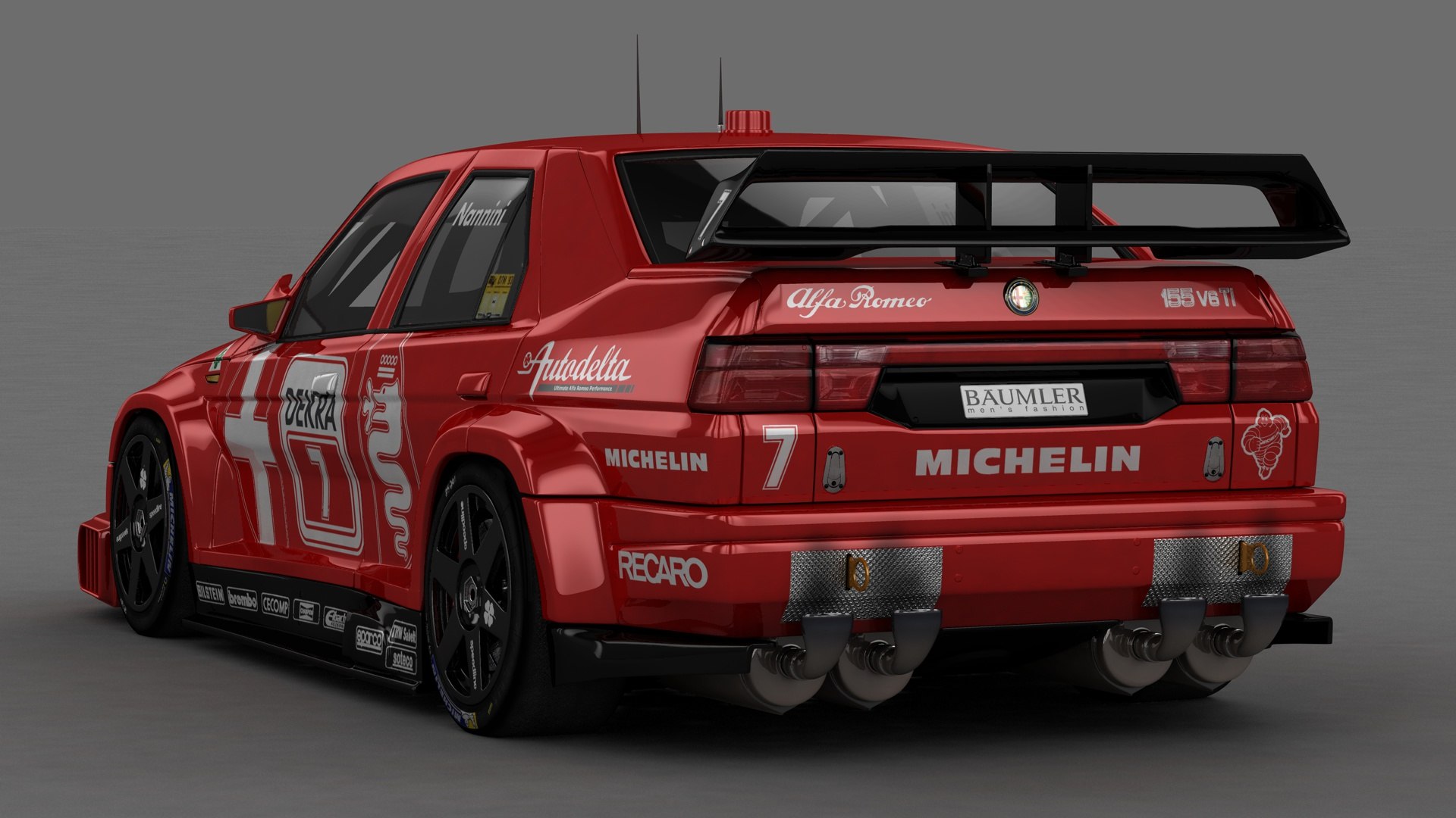 3D Alfa Romeo 155 V6 Model - TurboSquid 1153994