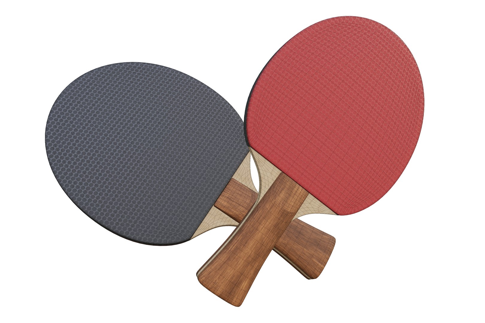 3D Table Tennis Paddle - TurboSquid 2243383