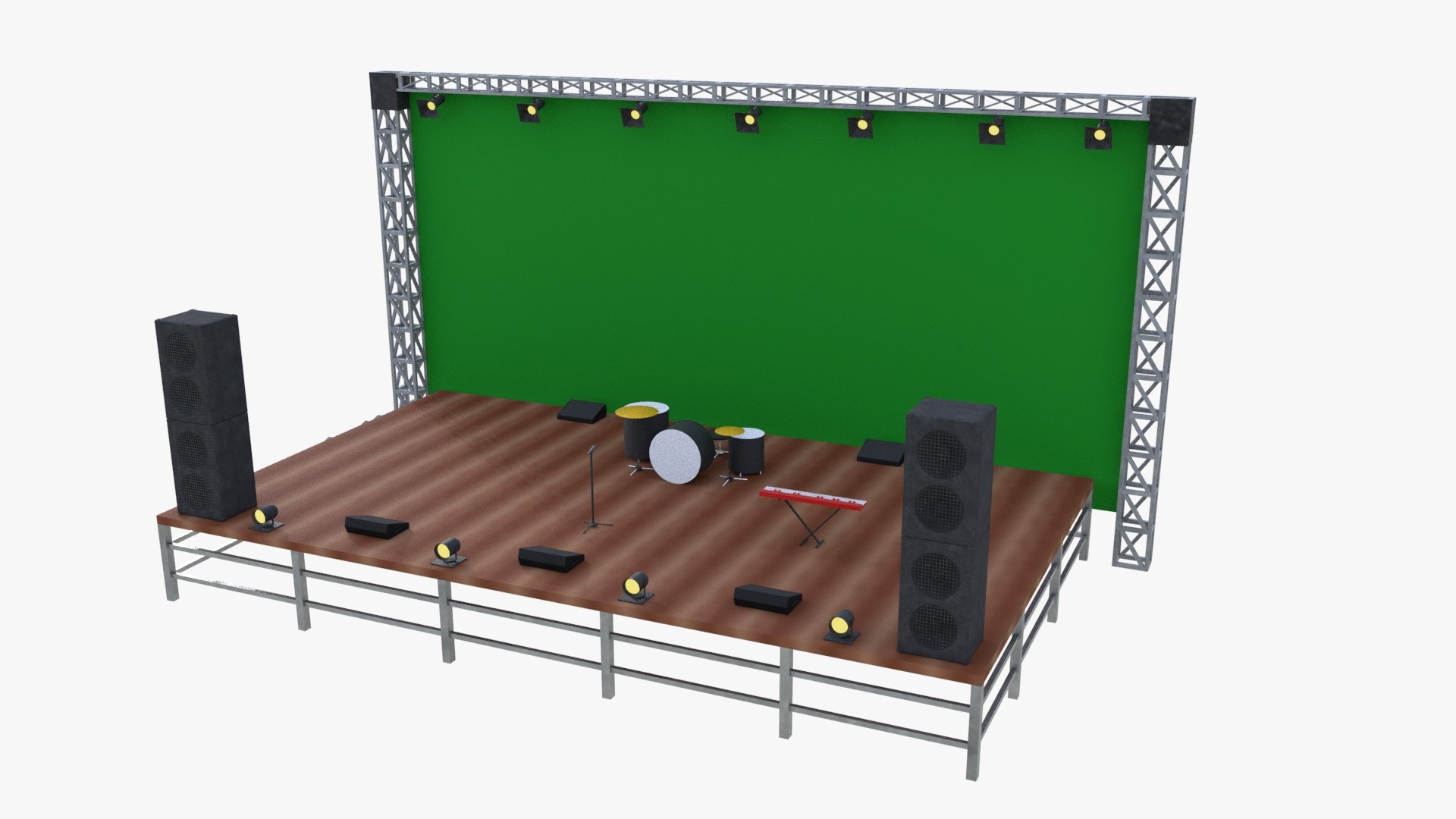 Concert Scene Model - TurboSquid 1899029