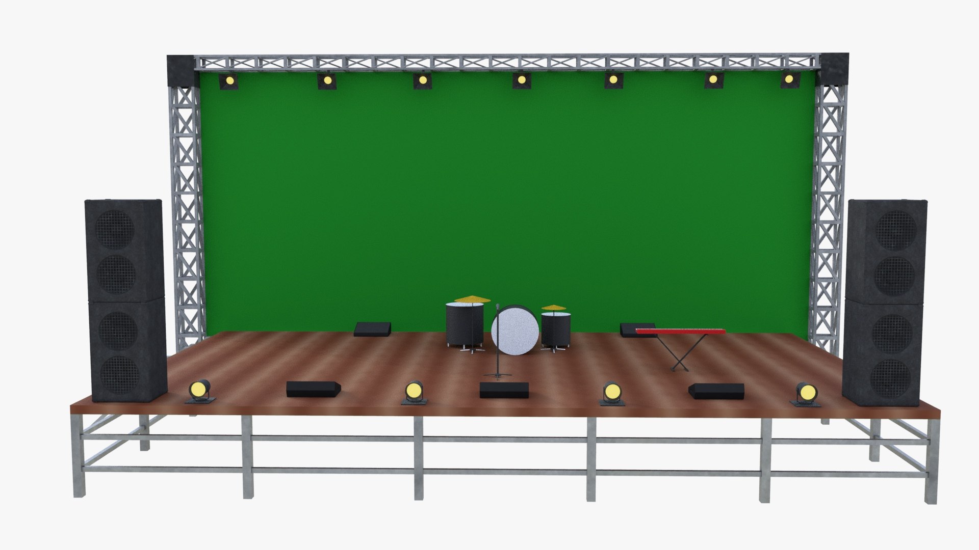 Concert Scene Model - TurboSquid 1899029