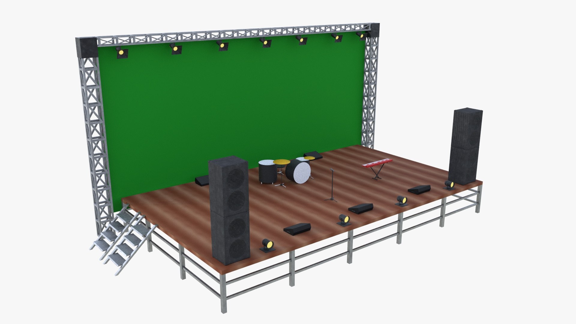 Concert Scene Model - TurboSquid 1899029