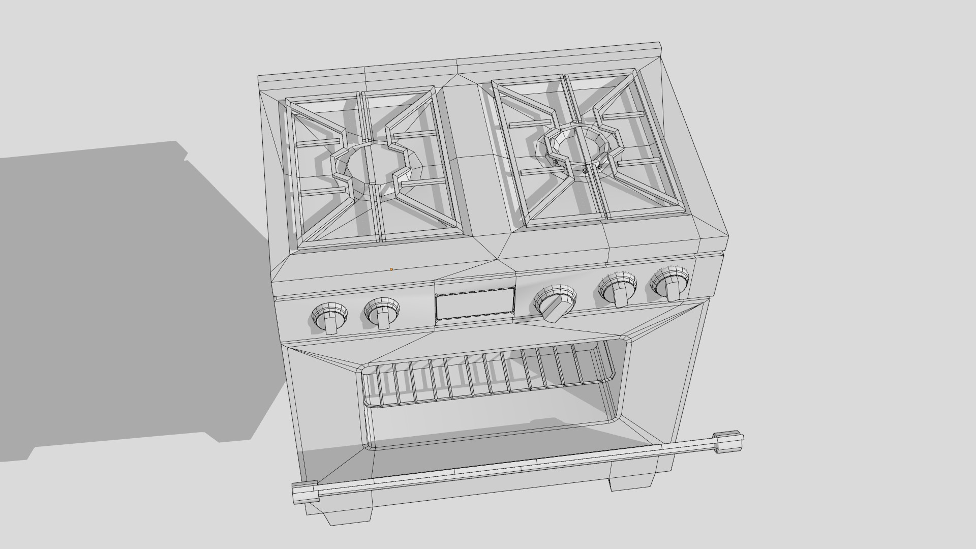 Kitchen stove 3D model - TurboSquid 1686199