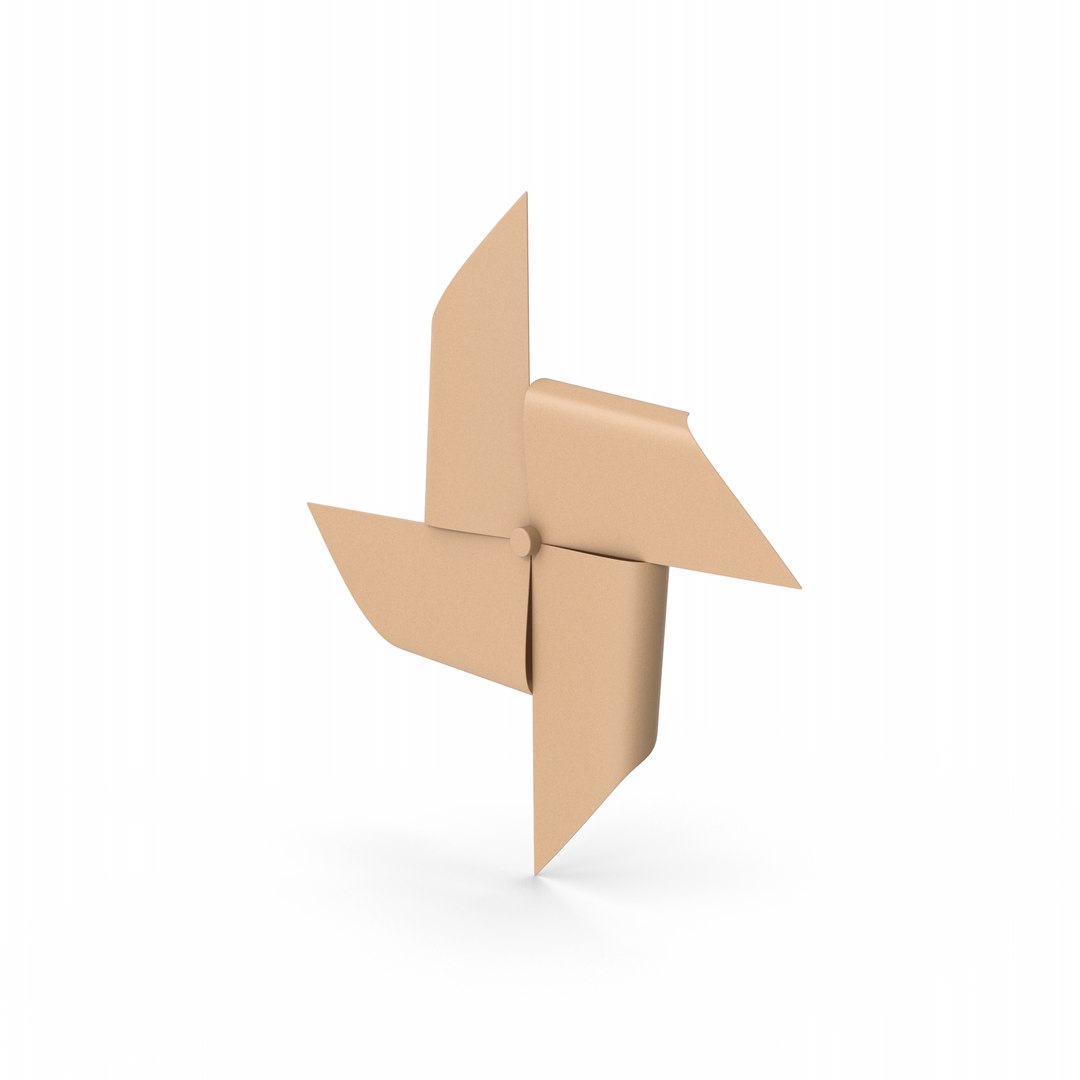 3D Pin Wheel Model - TurboSquid 2354668
