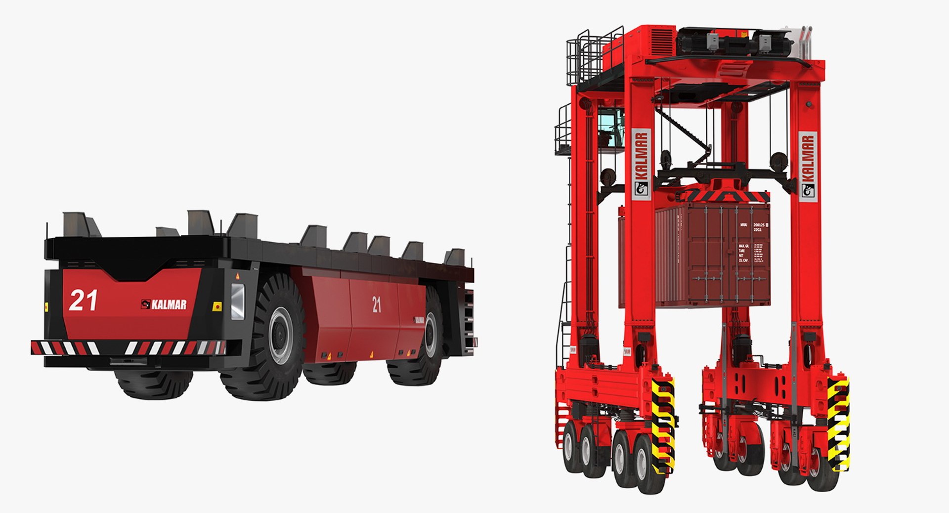 3D model kalmar agv fastcharge straddle - TurboSquid 1377383