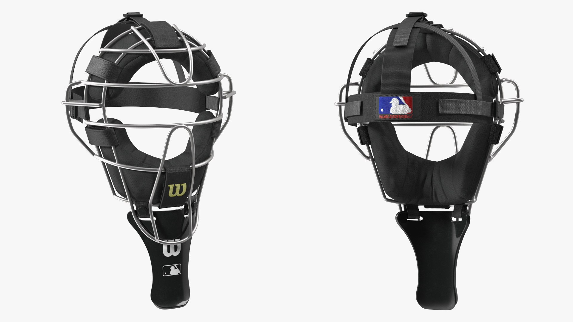 3D Umpire Baseball Catcher Mask Black model - TurboSquid 2158793