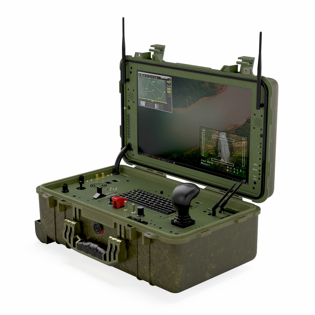 3D UAV Ground Control Station DESERT ROTOR Model - TurboSquid 2155757