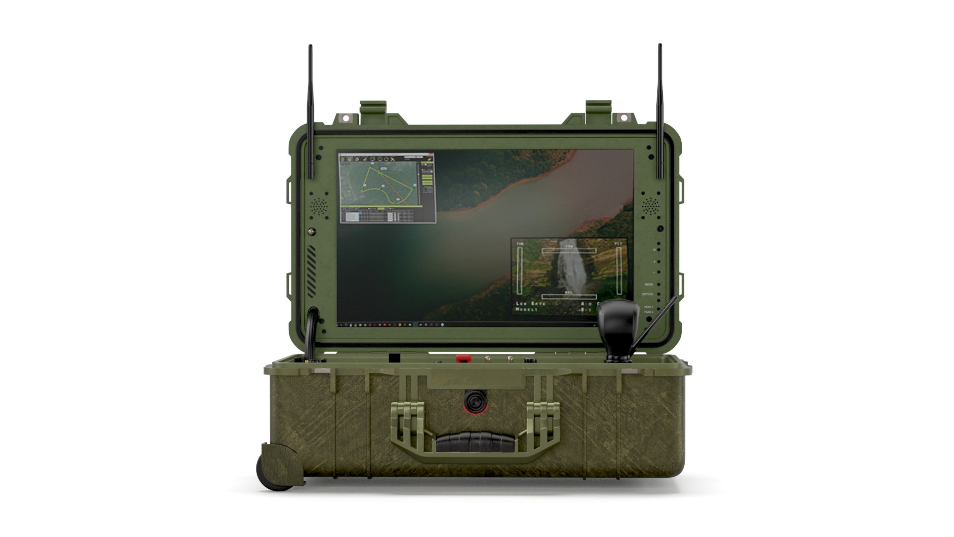 3D UAV Ground Control Station DESERT ROTOR Model - TurboSquid 2155757
