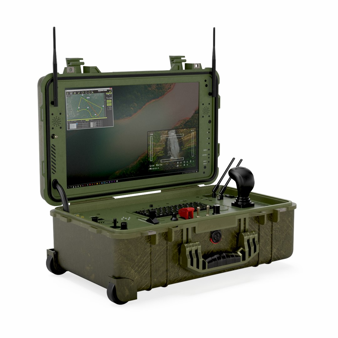 3D UAV Ground Control Station DESERT ROTOR model - TurboSquid 2155757