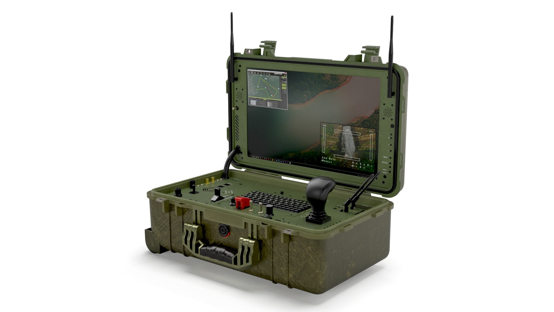 3D UAV Ground Control Station DESERT ROTOR Model - TurboSquid 2155757