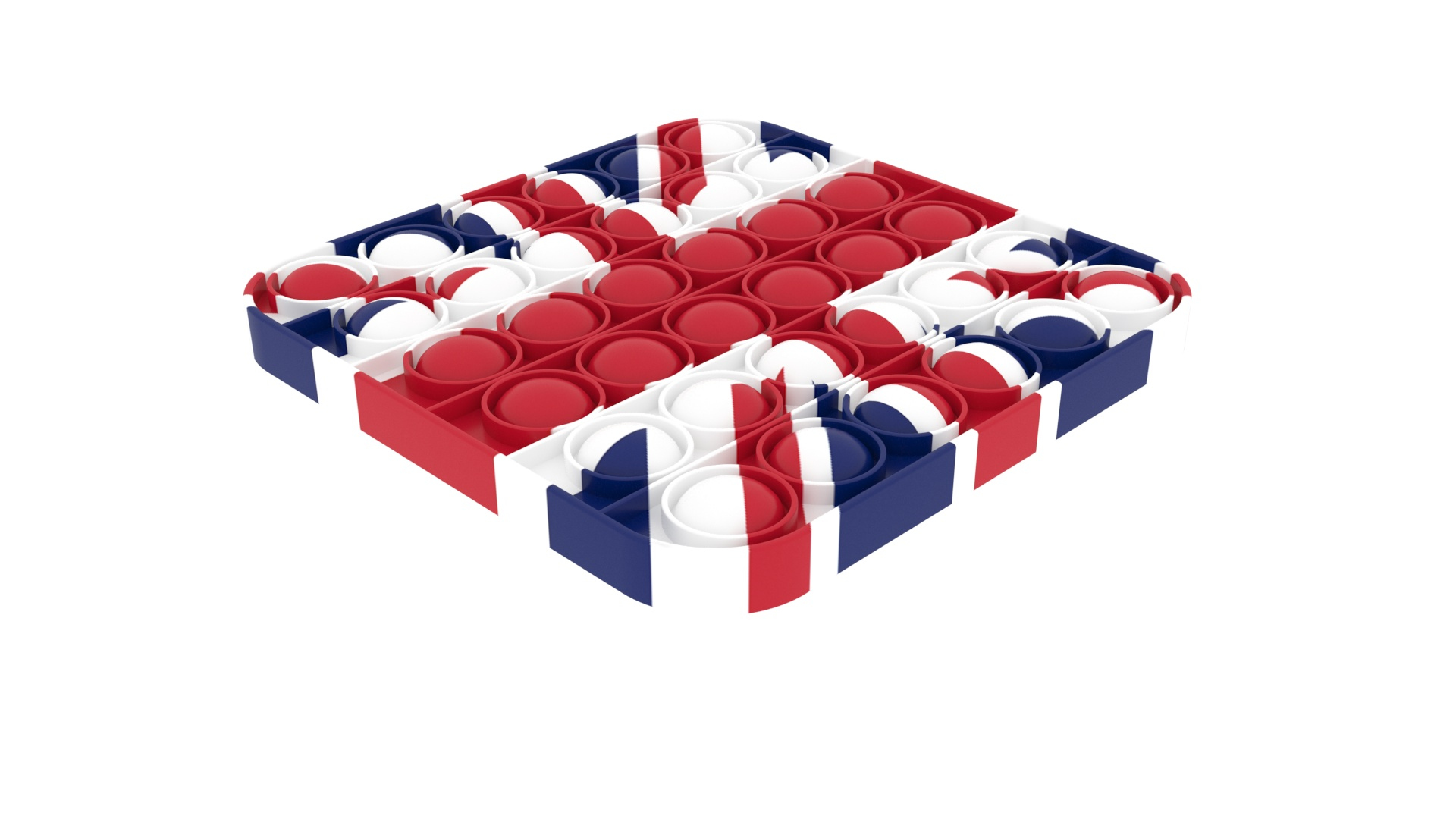 Square Flag of United Kingdom Pop It Fidget Toy 3D - TurboSquid 1784631