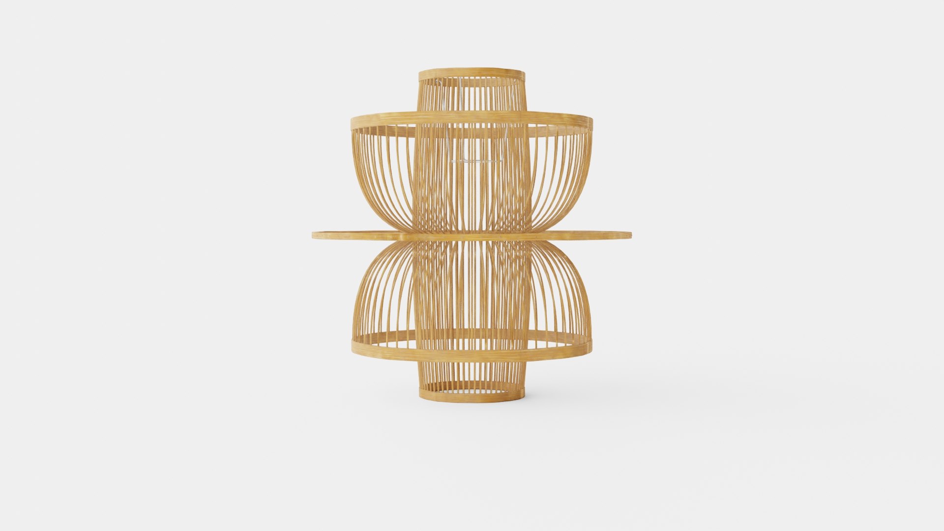 Ceiling Lamp Rattan 3D Model - TurboSquid 2247343