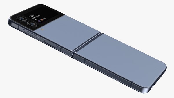 modelo 3d Samsung Galaxy Z Flip 4 Blue - TurboSquid 1936931