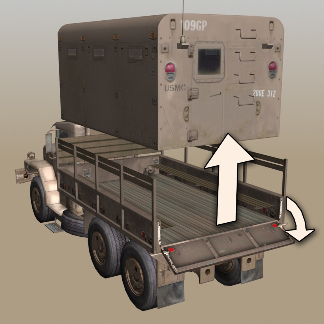 Maya Military Truck