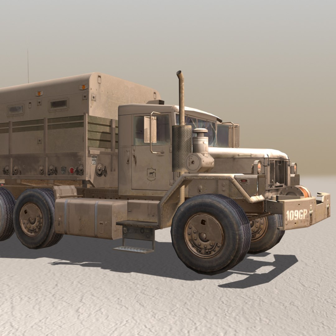 Maya Military Truck
