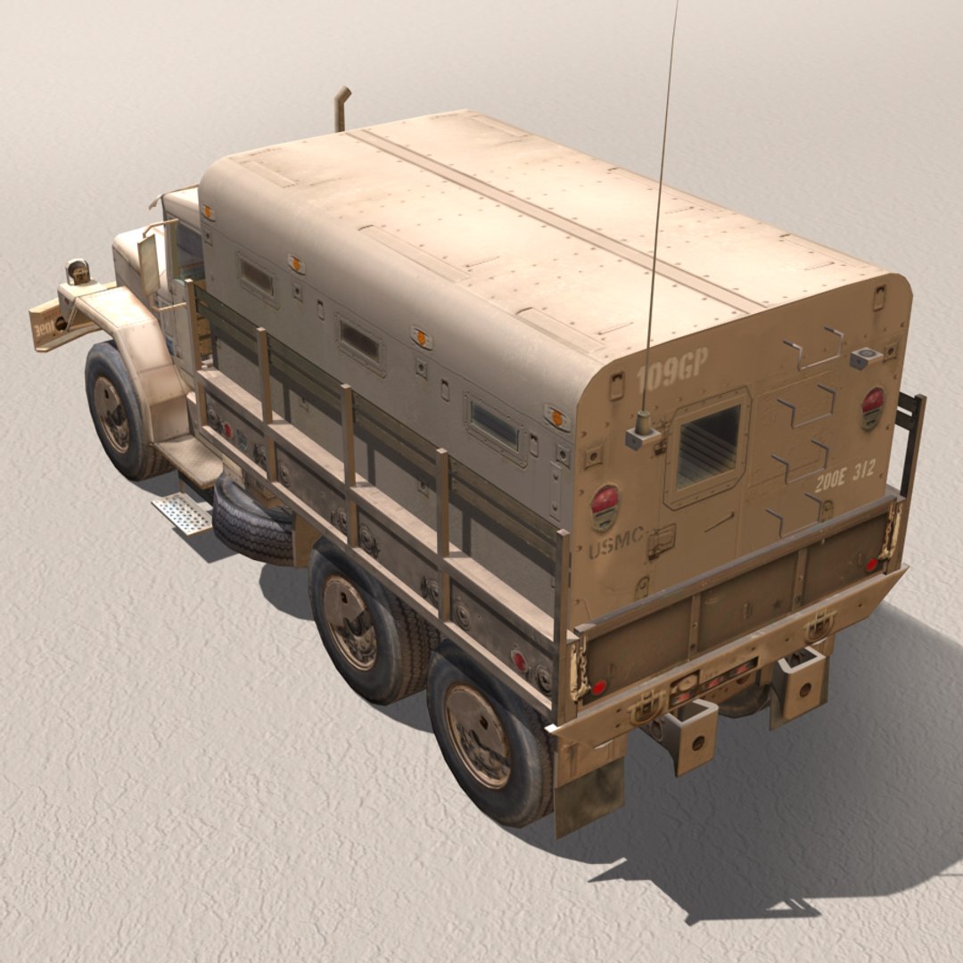 Maya Military Truck