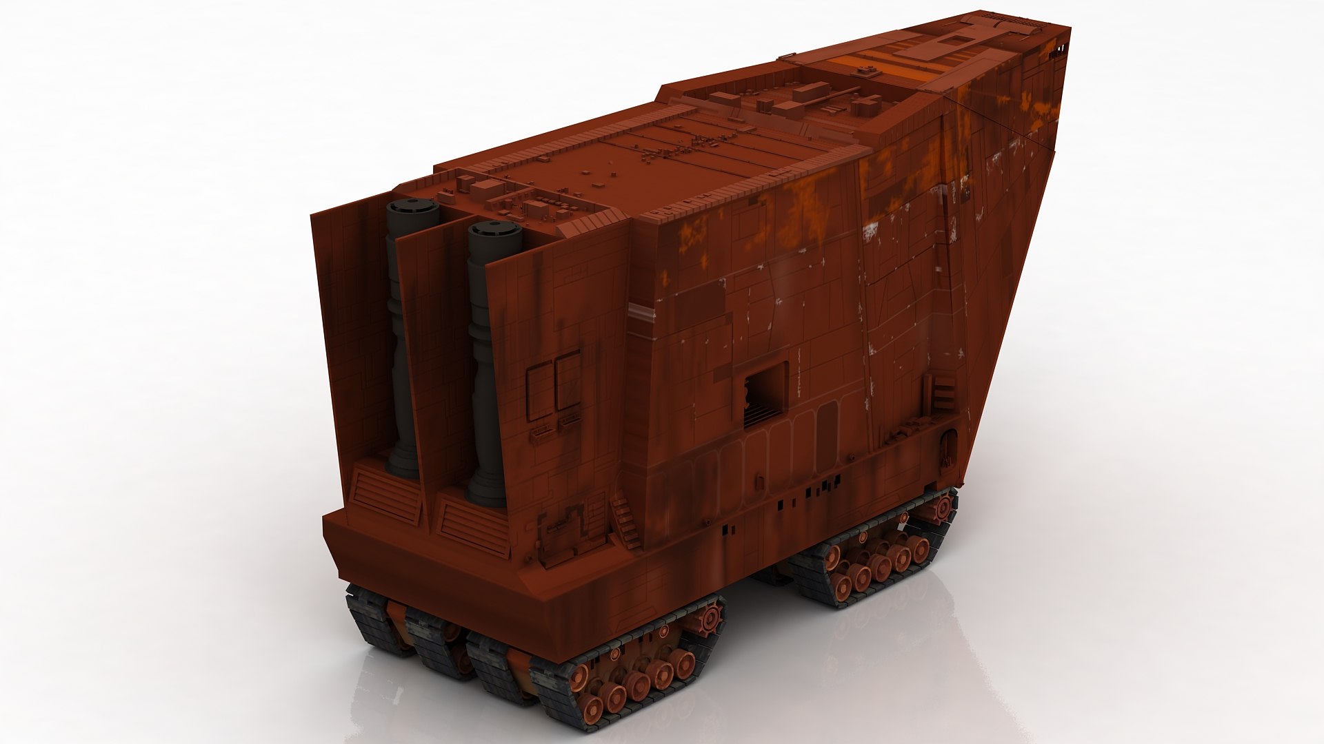 Sand crawler spacecraft spaceship 3D model - TurboSquid 1622880