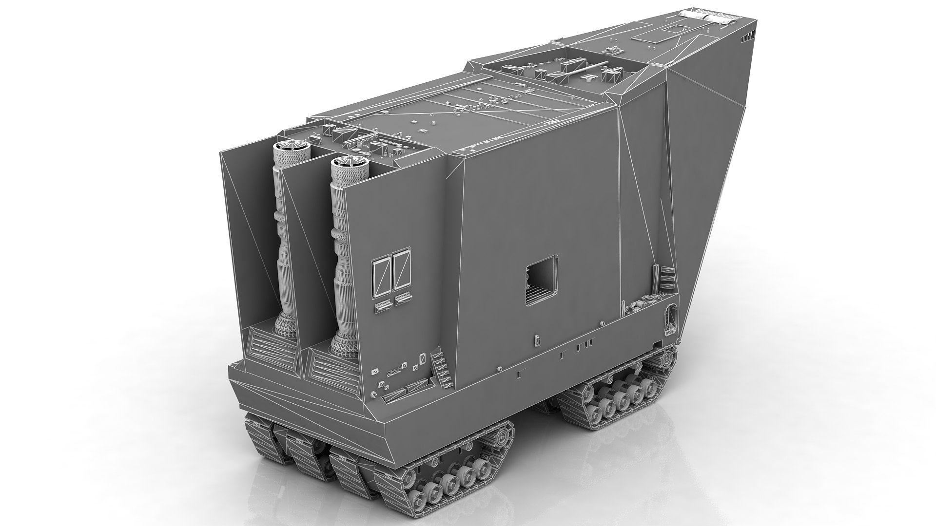 Sand crawler spacecraft spaceship 3D model - TurboSquid 1622880