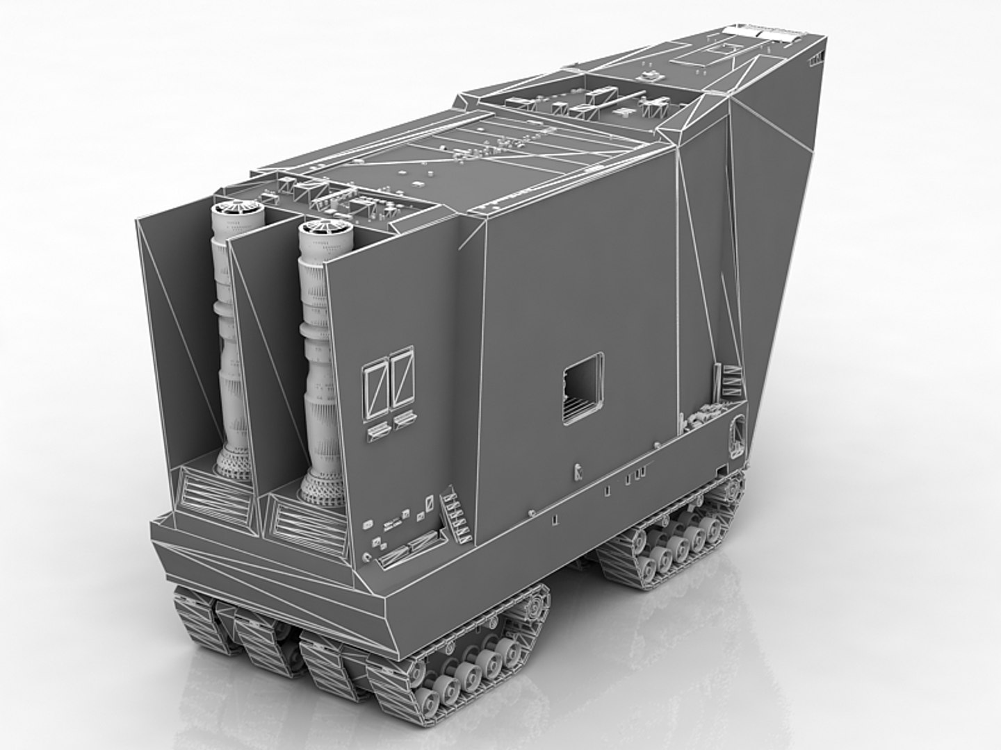 Sand crawler spacecraft spaceship 3D model - TurboSquid 1622880