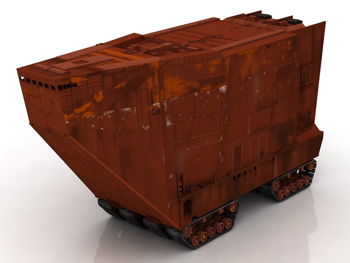 Sand crawler spacecraft spaceship 3D model - TurboSquid 1622880